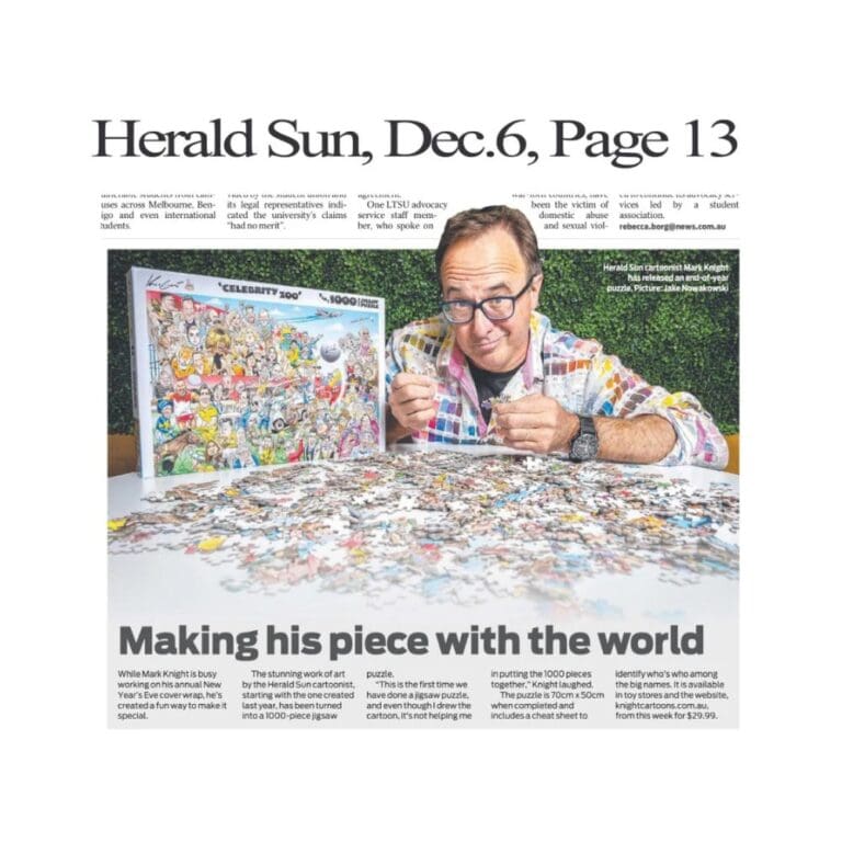 Celebrity Zoo - Mark Knight - 1000pc - Mind Games