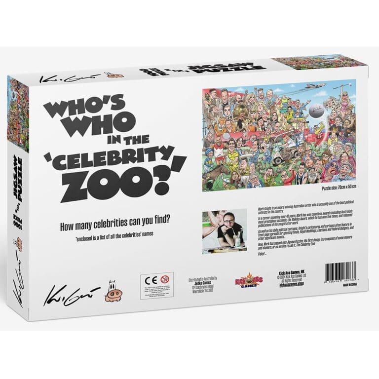 Celebrity Zoo - Mark Knight - 1000pc - Mind Games