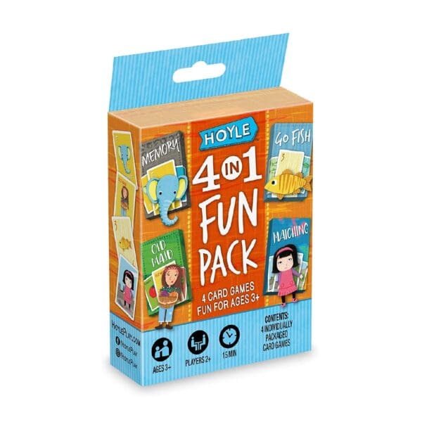 Hoyle 4 in 1 Fun Pack (Go Fish, Old Maid, Matching and Memory) - Mind Games