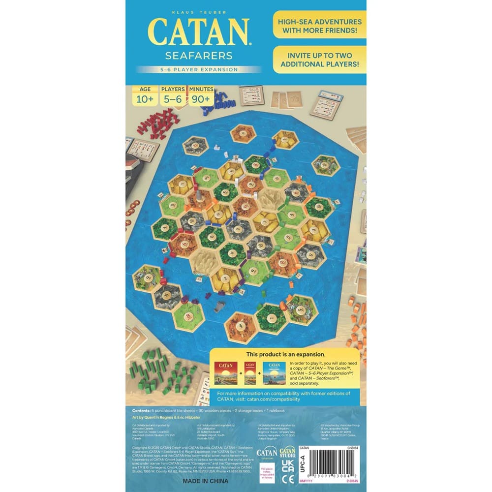 Catan - Seafarers 5-6 Player Expansion (6th Edition) - Mind Games