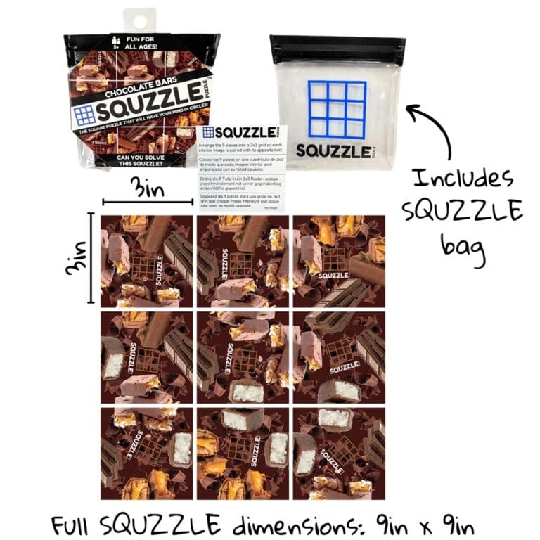 Squzzle Puzzle Chocolate Bars - Mind Games