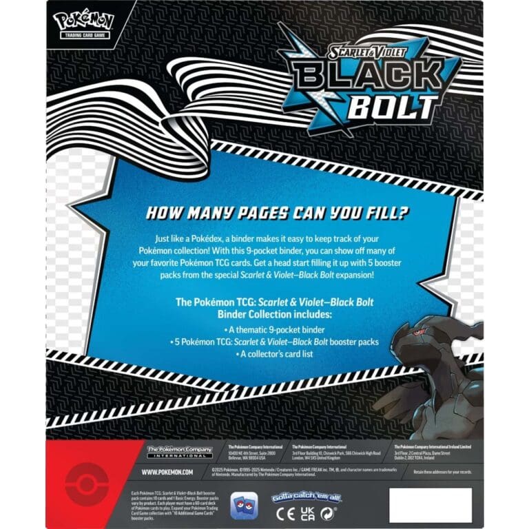 Pokemon - Black Bolt & White Flare - Black Bolt - Binder Collection ...