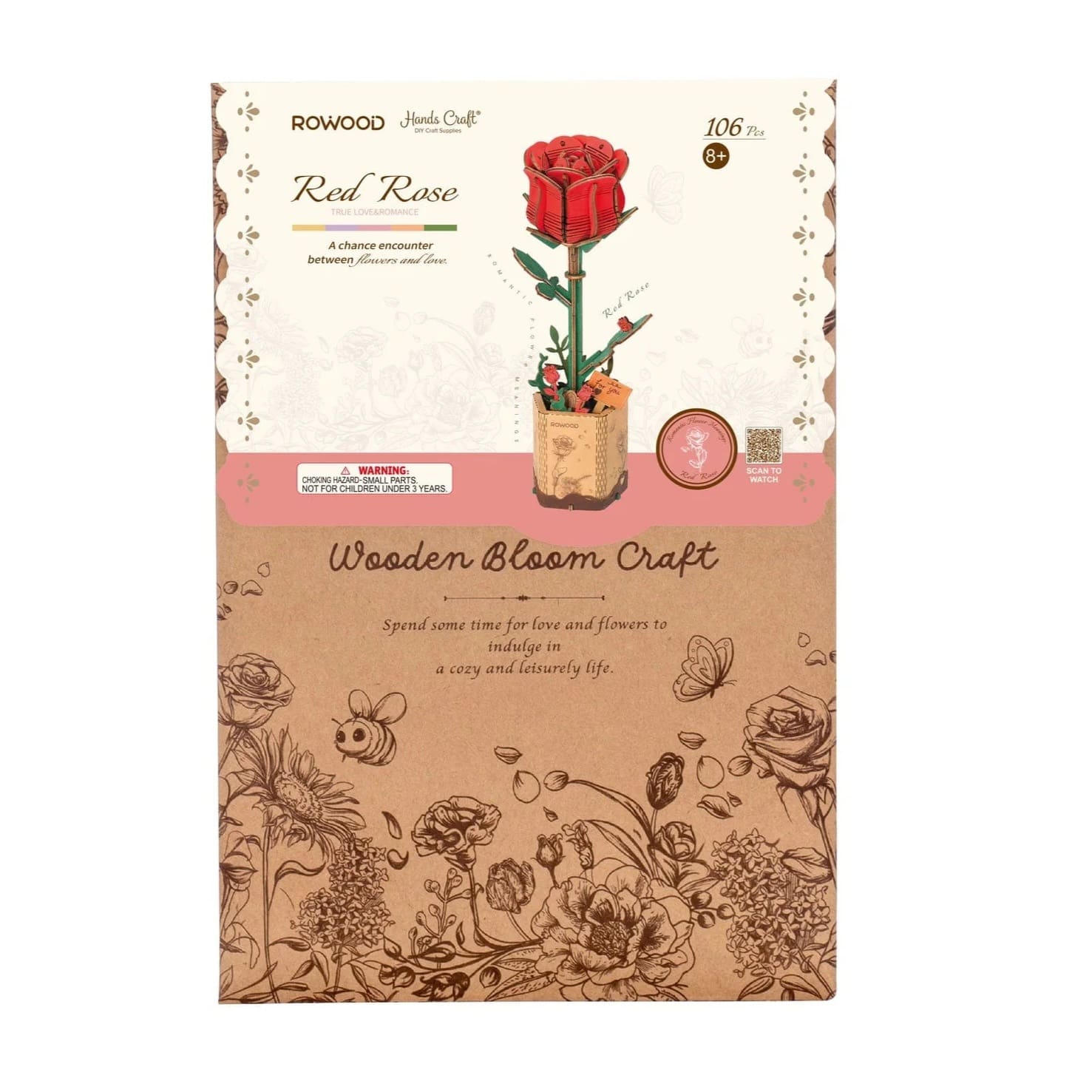 Wood Bloom - Red Rose - Mind Games