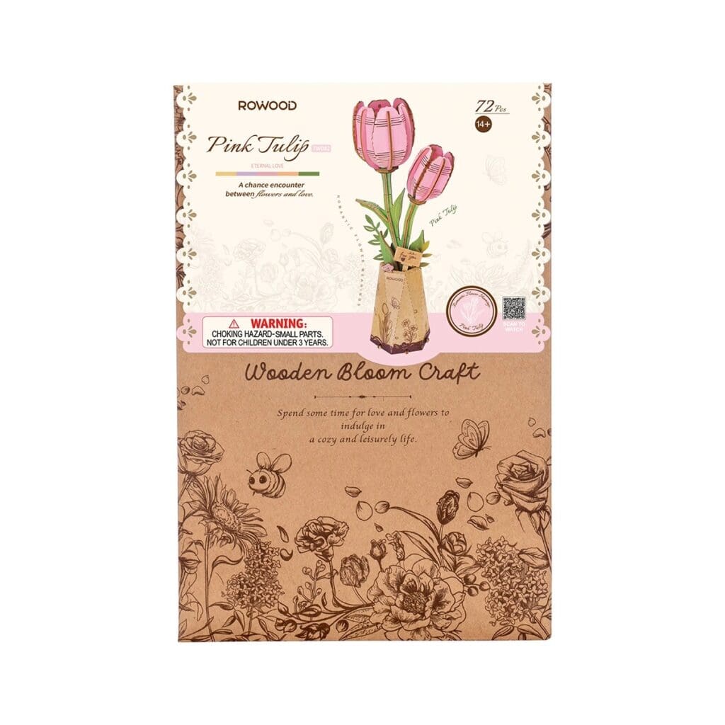 Wood Bloom - Pink Tulip - Mind Games