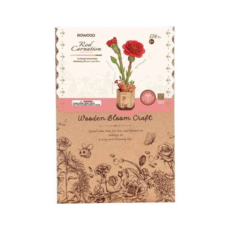 Wood Bloom - Red Carnation - Mind Games