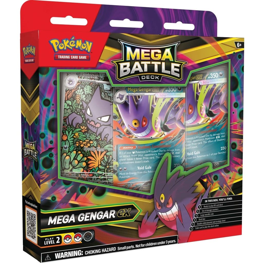 Pokemon - Mega Battle Deck - Mega Gengar ex / Mega Diancie ex - Limit 1 ...