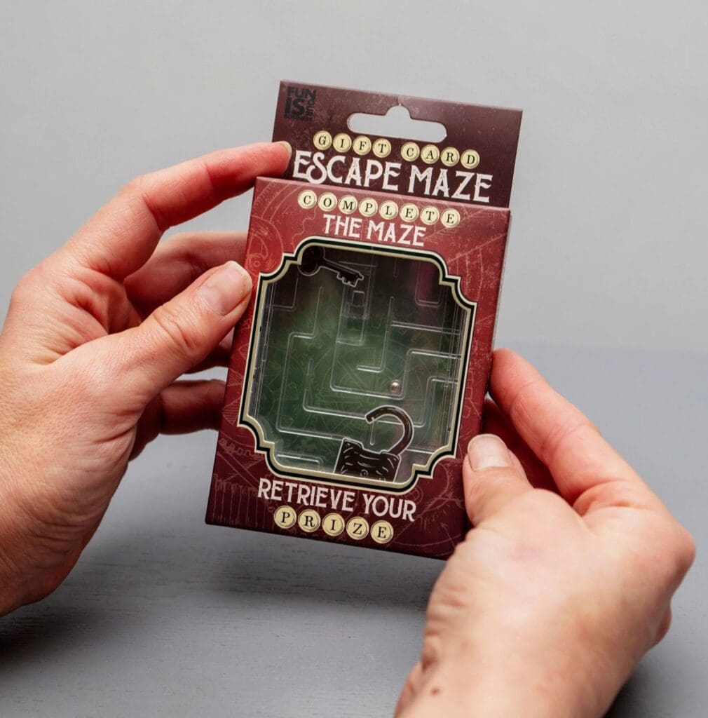 Boxer Gifts - Gift Card Escape Maze - Mind Games